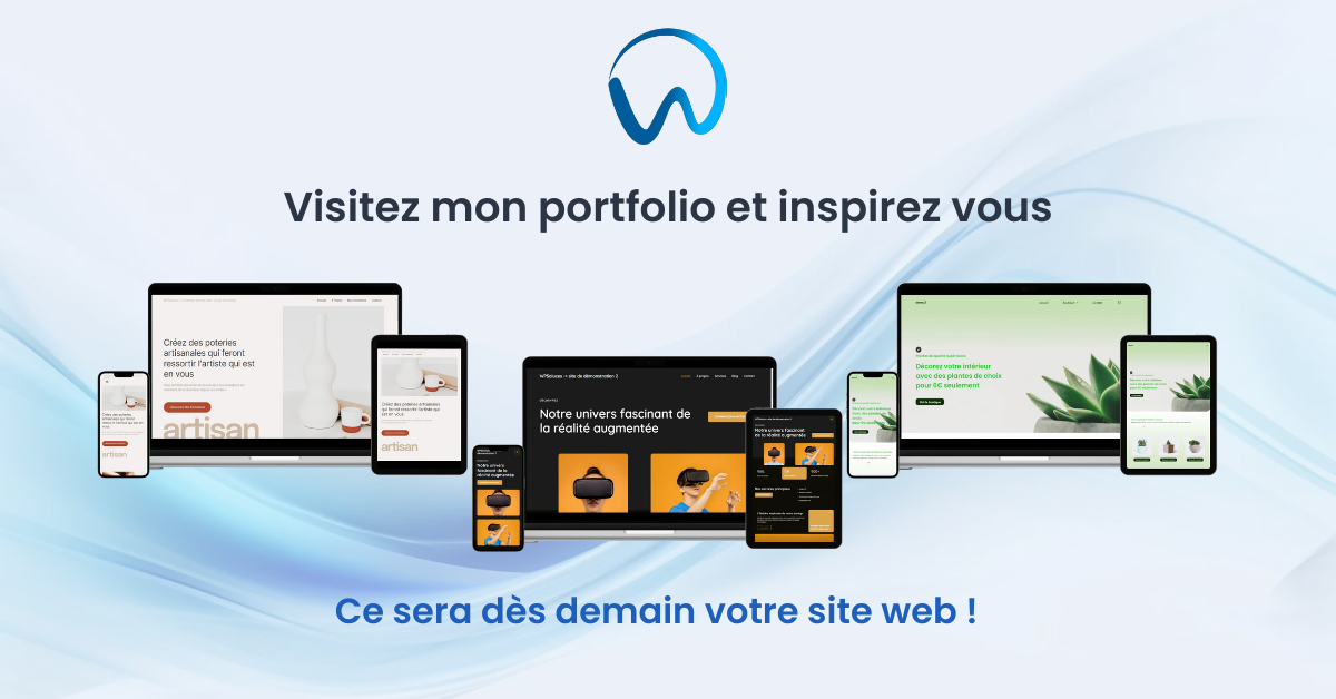 Mon portfolio : 3 sites web uniques pour vous projeter